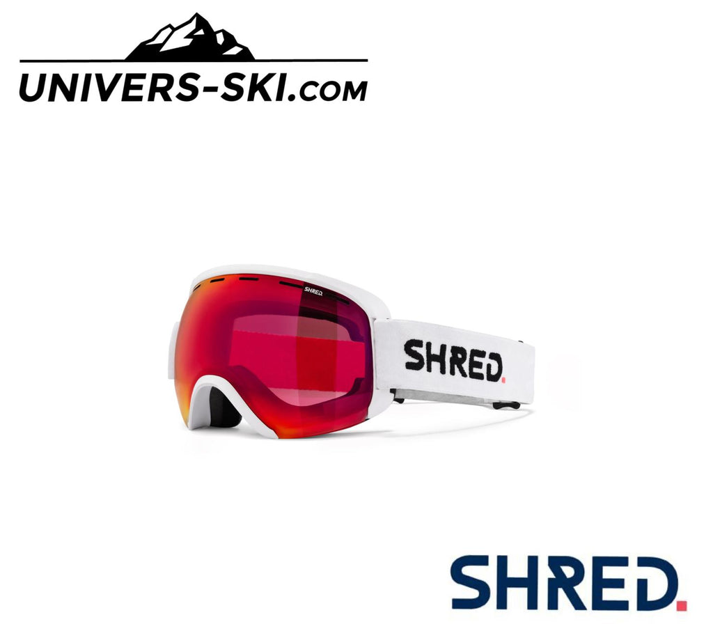 Masque de ski SHRED Exemplify Pure White 2026